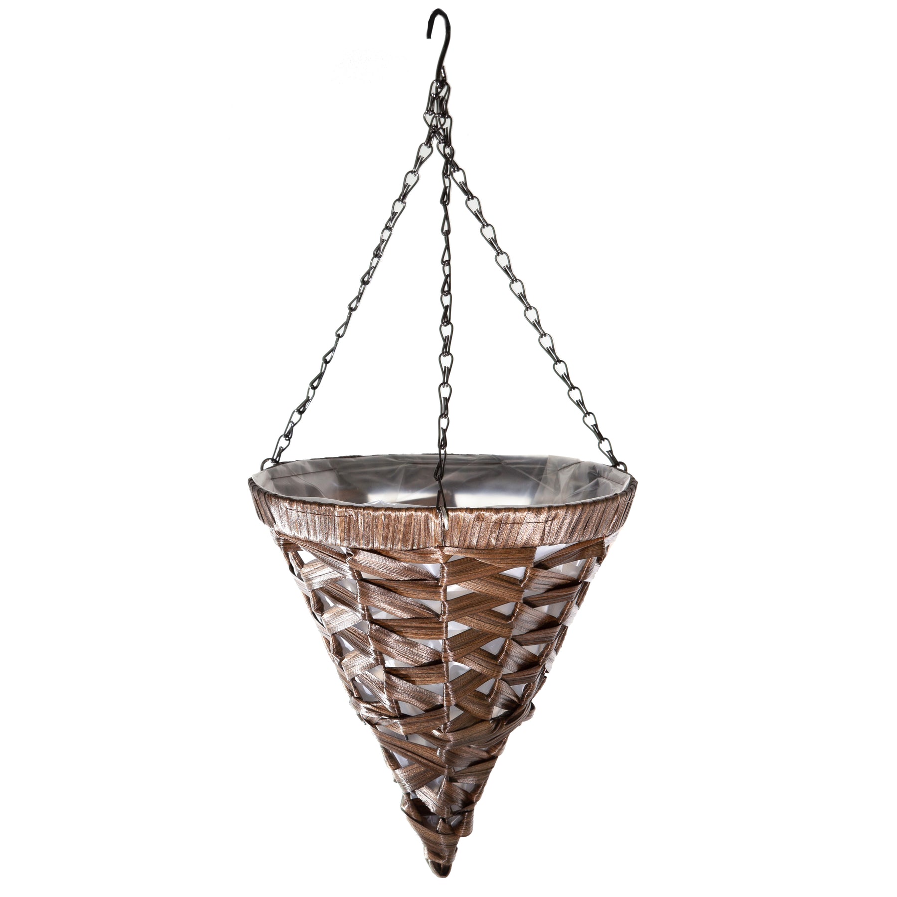 Gardener Select™ Woven Cone Hanging Baskets - Greenhouse Megastore
