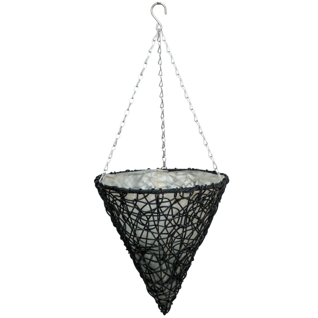 Gardener Select™ Cone Resin Wicker Hanging Baskets - Greenhouse Megastore