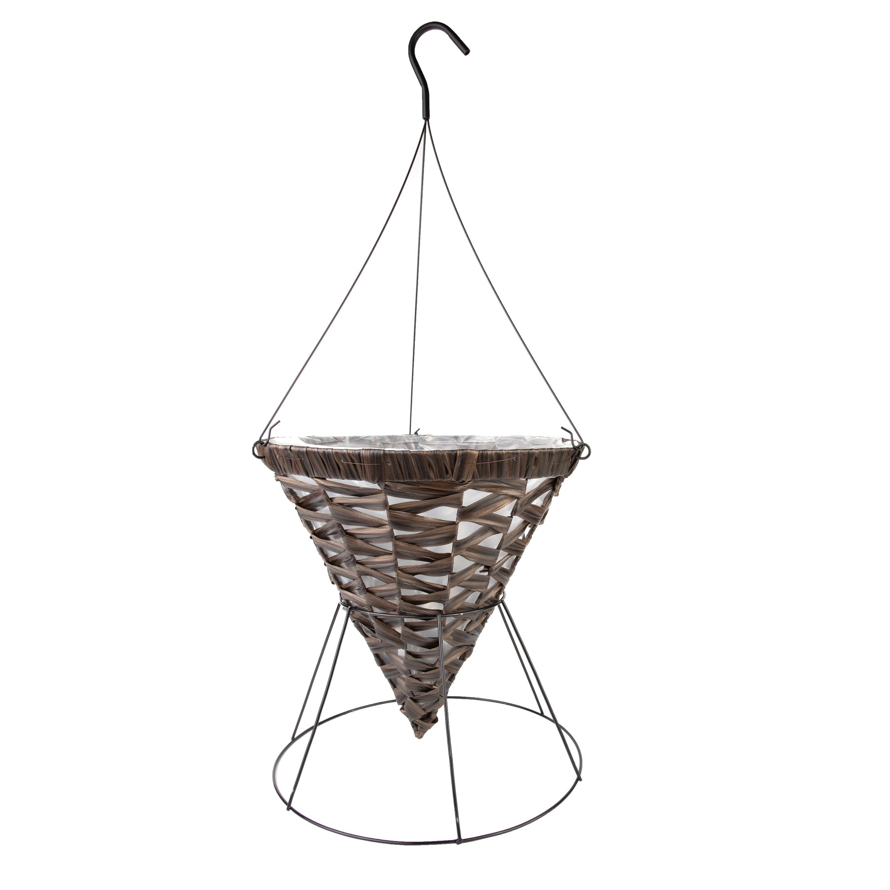 Gardener Select™ Woven Cone Hanging Baskets - Greenhouse Megastore