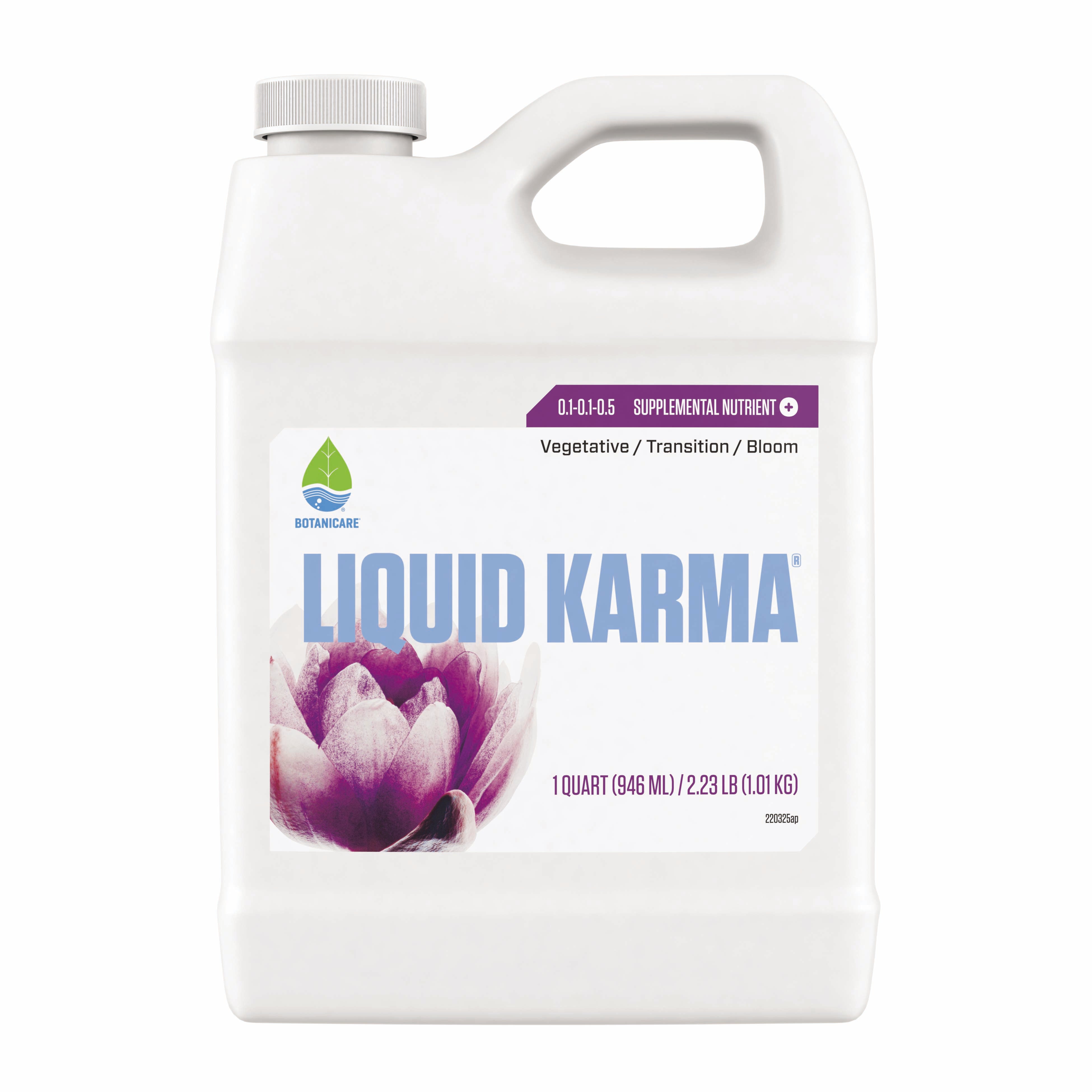 Botanicare® Liquid Karma® 0.1-0.1-0.5 - Greenhouse Megastore