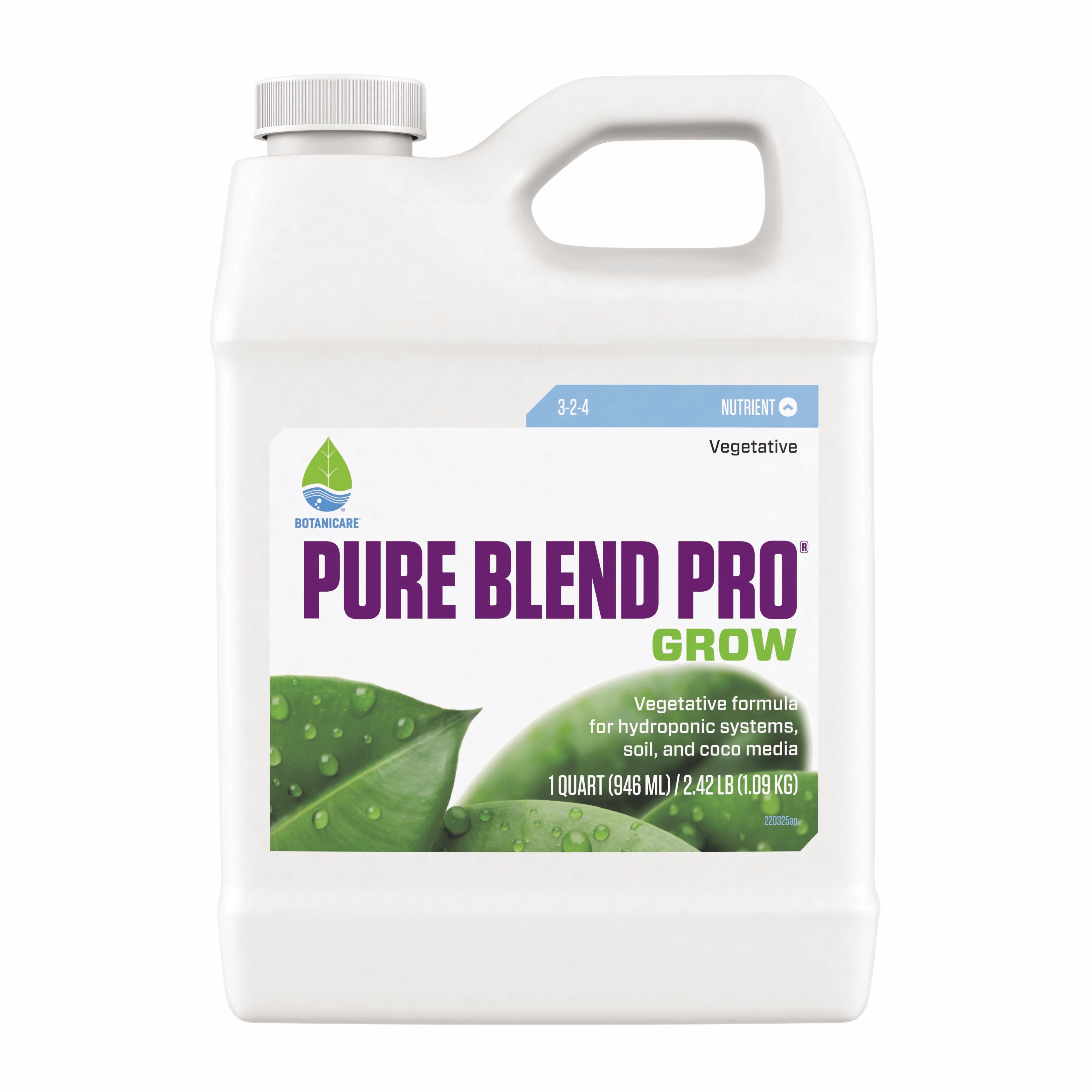 Botanicare® Pure Blend® Pro Grow Formula 3-2-4 - Greenhouse Megastore