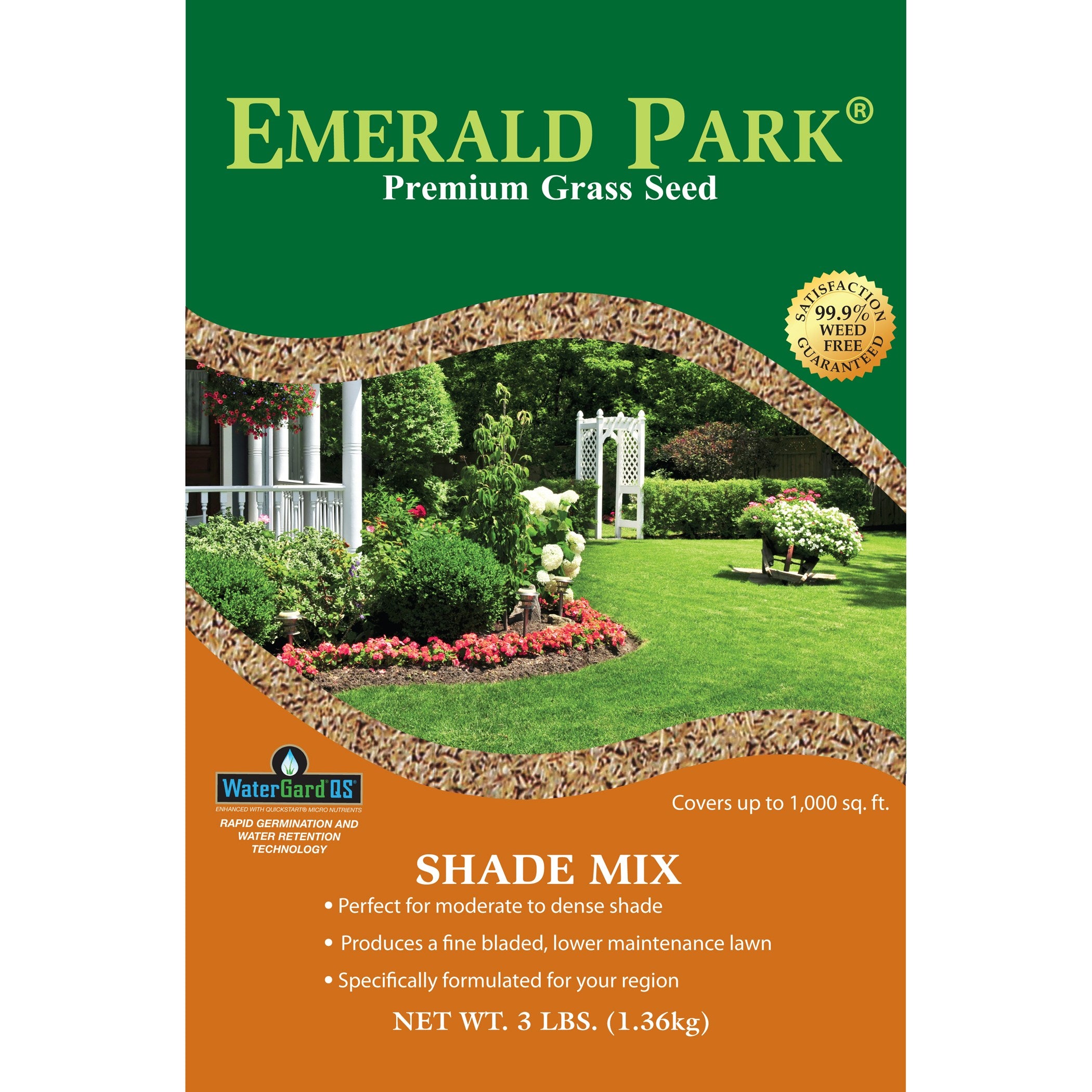 Emerald Park® Shade Mix Grass Seed - Greenhouse Megastore