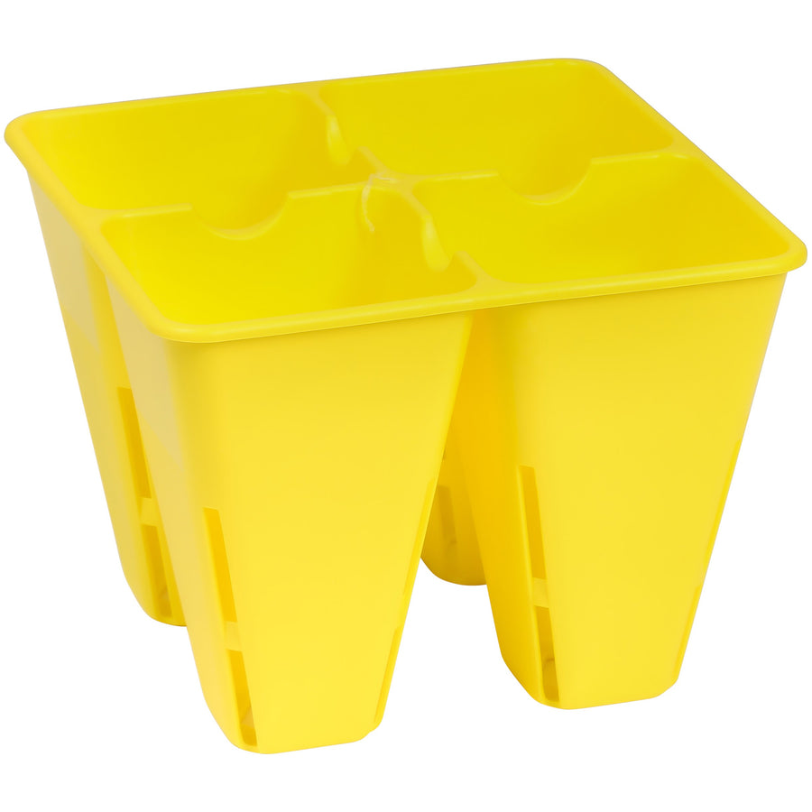 SUNPACK® 4-Cell Multi-Colored Tray Inserts - Greenhouse Megastore