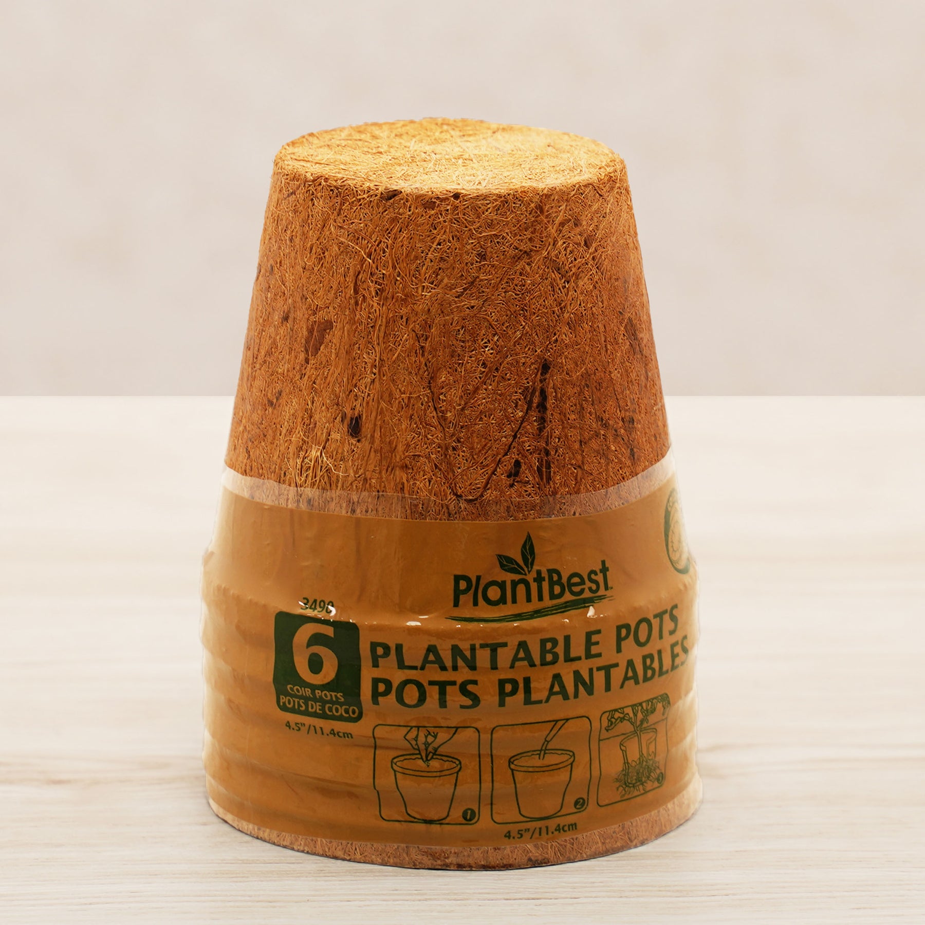 PlantBest™ Round Coir Pots – Greenhouse Megastore