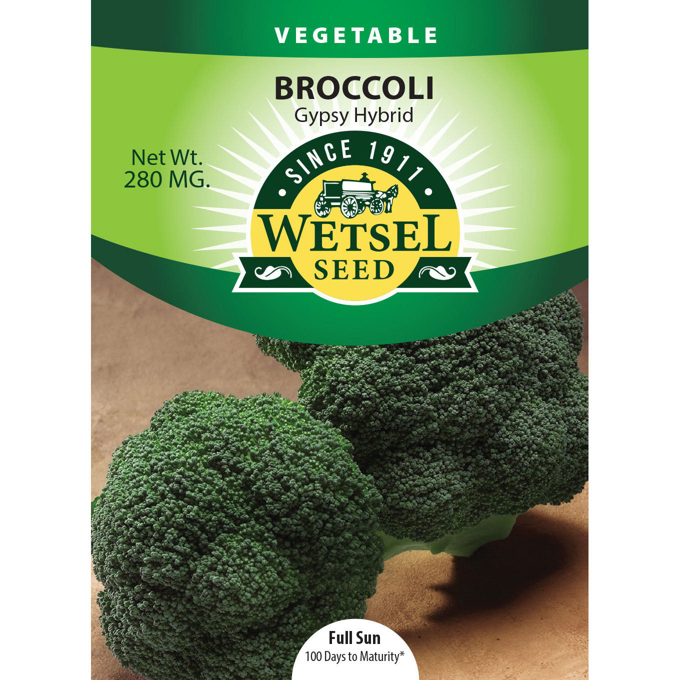 Wetsel Seed™ Hybrid Gypsy Broccoli Seed – Greenhouse Megastore