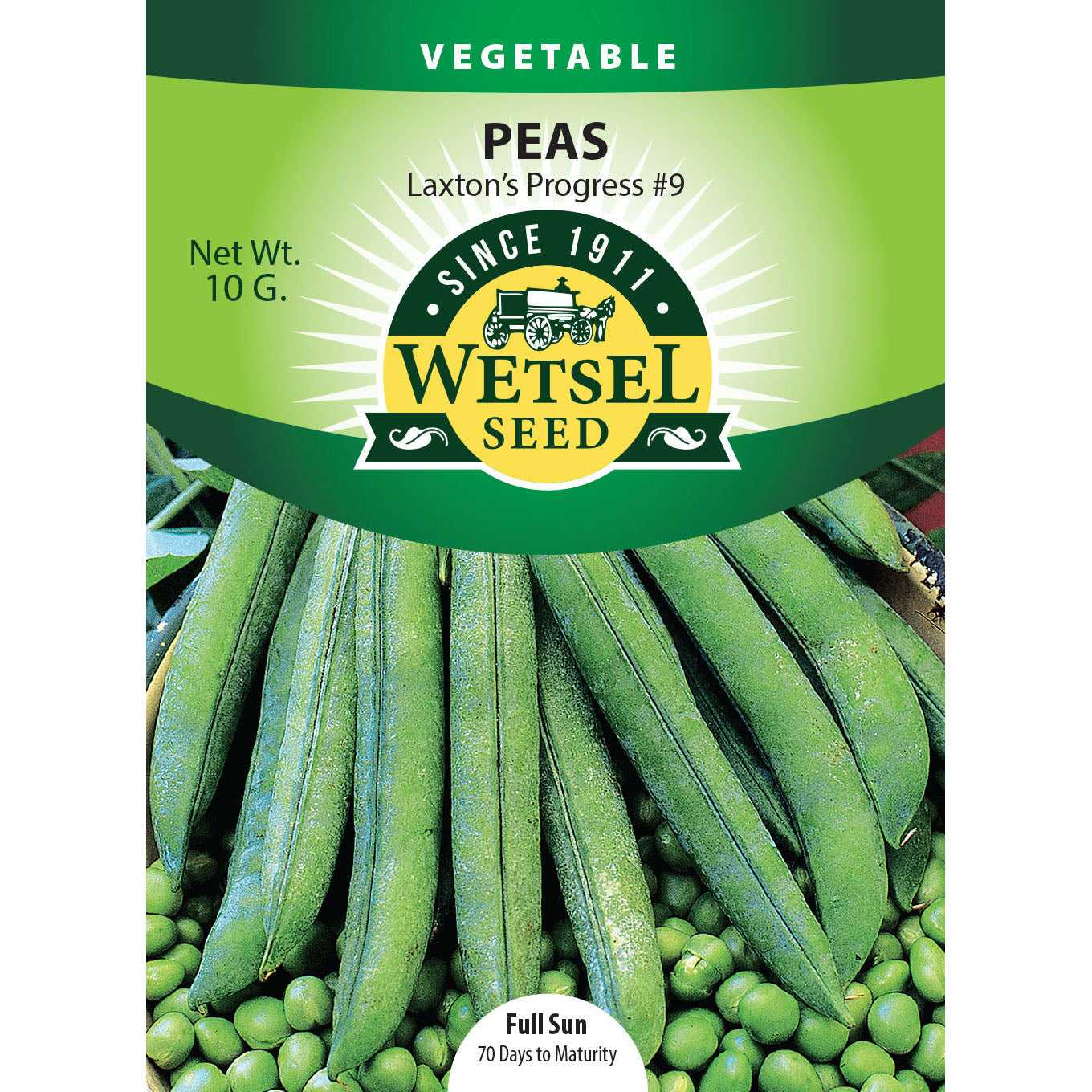 Wetsel Seed™ Peas Laxton Progress #9 Seed – Greenhouse Megastore