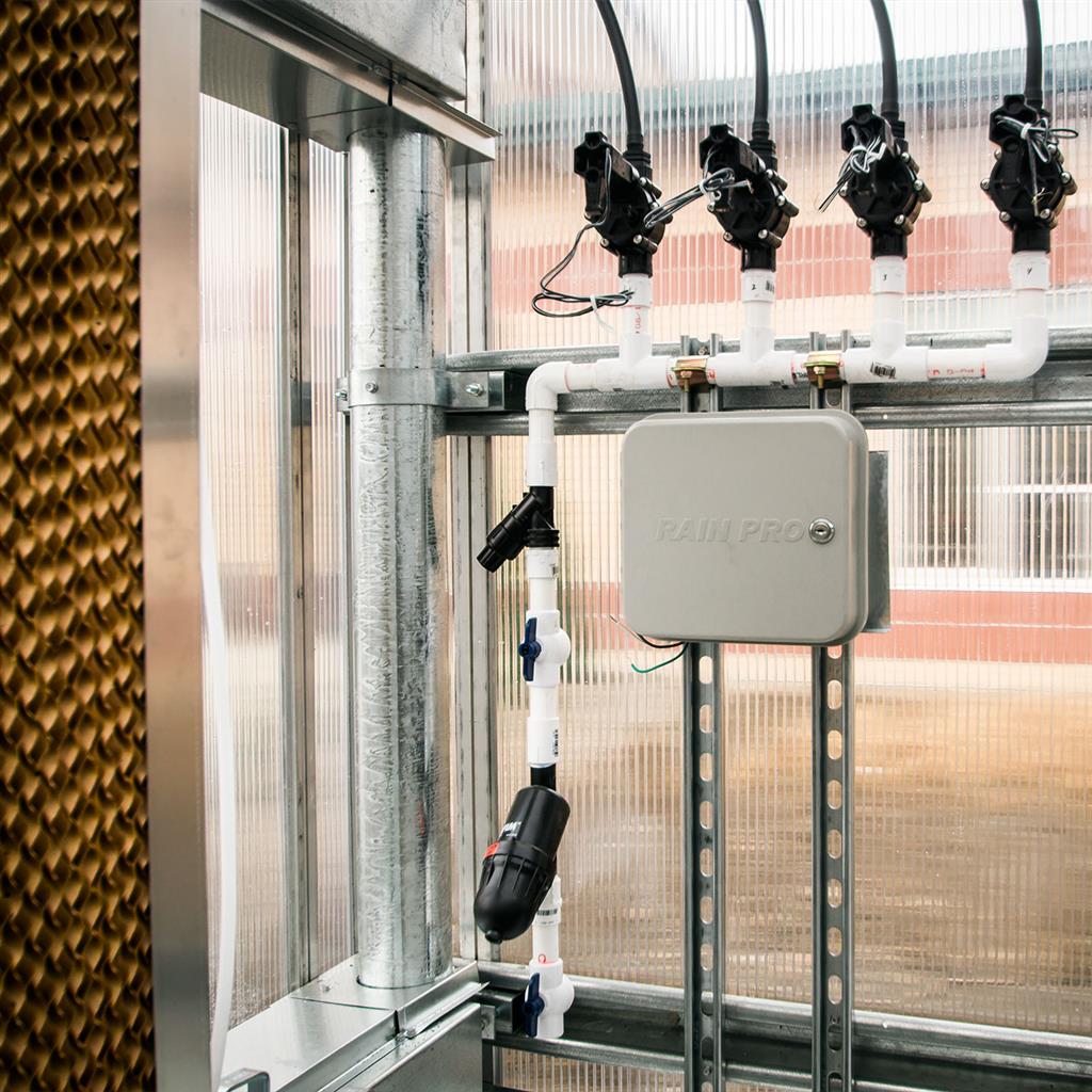 Stainless Steel Evap System for 4" Pads – Greenhouse Megastore