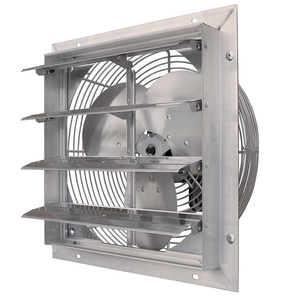 ES Commercial Fan with Shutters - Greenhouse Megastore