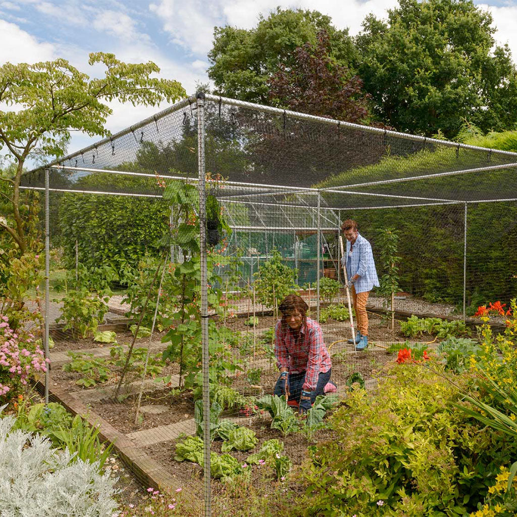 Harrod Walk-in Aluminum Crop Cage with Netting and Door – Greenhouse ...