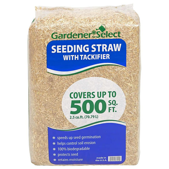 Gardeners Select® 2.5 cu. ft. Bag Seeding Straw with Tackifier ...