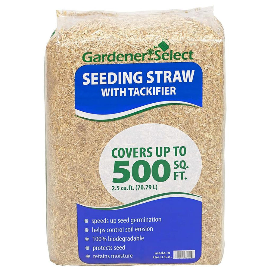 Gardeners Select® 2.5 cu. ft. Bag Seeding Straw with Tackifier ...